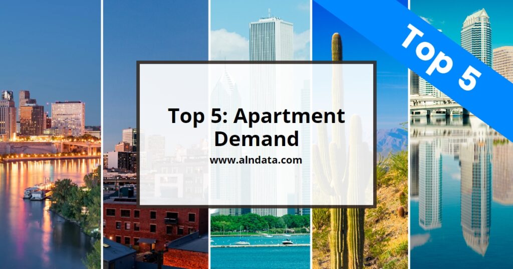 Top 5: Apartment Demand - ALN Apartment Data